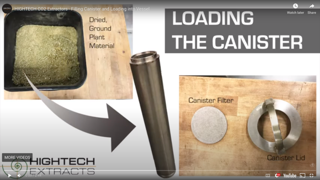 VIDEO: Filling & Loading Canisters into Vessel - HIGHTECH Extracts LLC